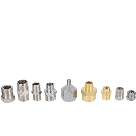 9Pcs Airbrush Connector Set, Spray Gun Adapter Accessories A1 A9 ...