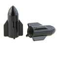 Rocket Ship Bike Valve Covers - Set of 2 - Black - Walmart.com