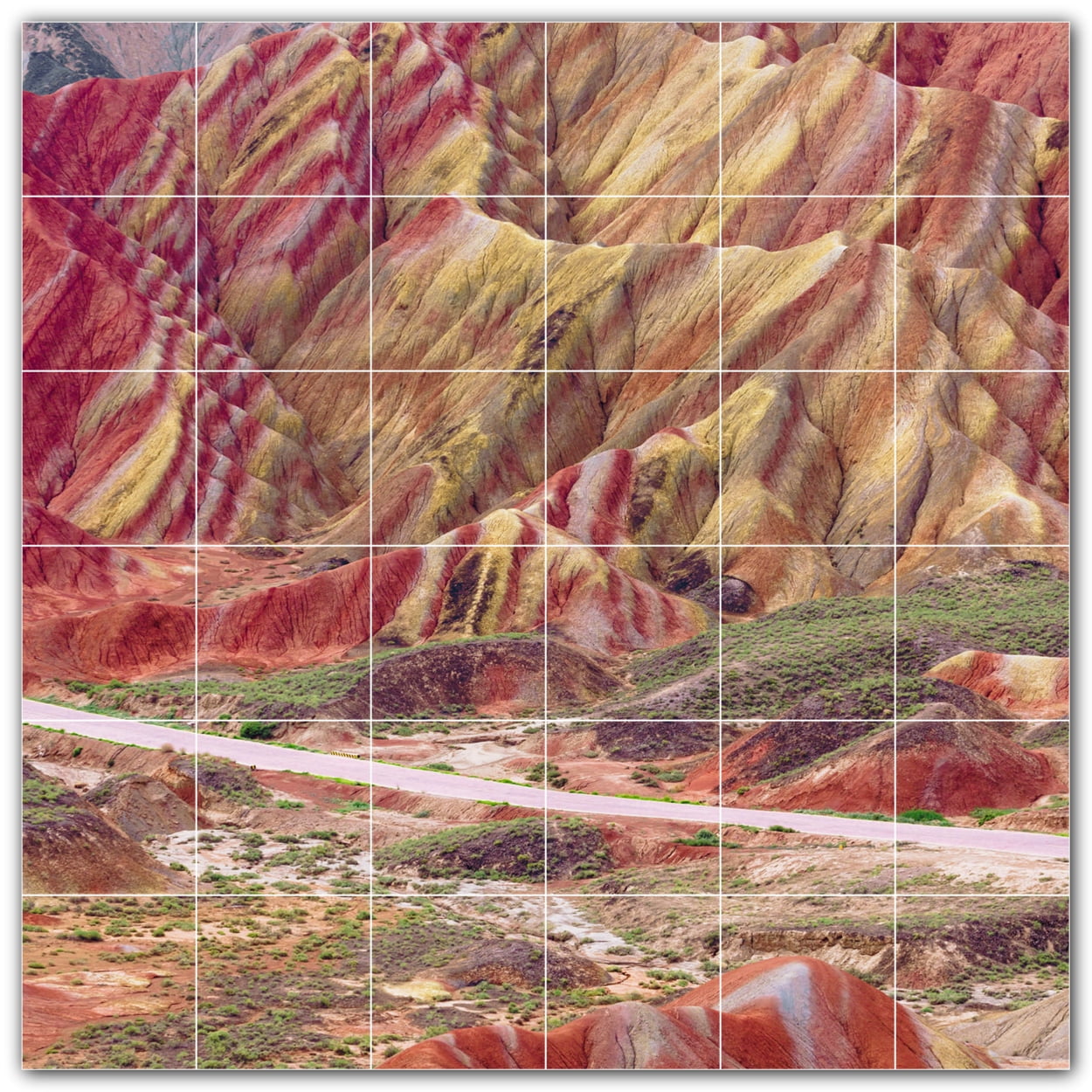 Picture-Tiles.com: Canyon Ceramic Tile Wall Mural WAL500364-66XL. 72"W ...