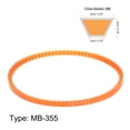 Uxcell 2pcs MB Series Standard Sewing Machine Belts MB355 Motor ...