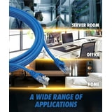 Ultra Clarity CAT6 Internet Wire, 25ft Ethernet LAN Patch Cable Cord ...