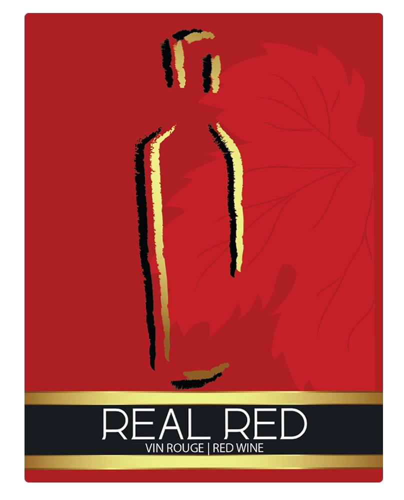 Real Red Wine Labels - Walmart.com