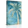 Palm Tree Canvas Wall Art for Living Room, Summer Tropical Plant ...