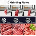 Electric Meat Grinder, 350W(2800W Max) Power Food Grinder with Sausage ...