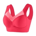 Bra - Seamless Powerful Push Up Wireless Bra Lift Full-Figure Posture ...
