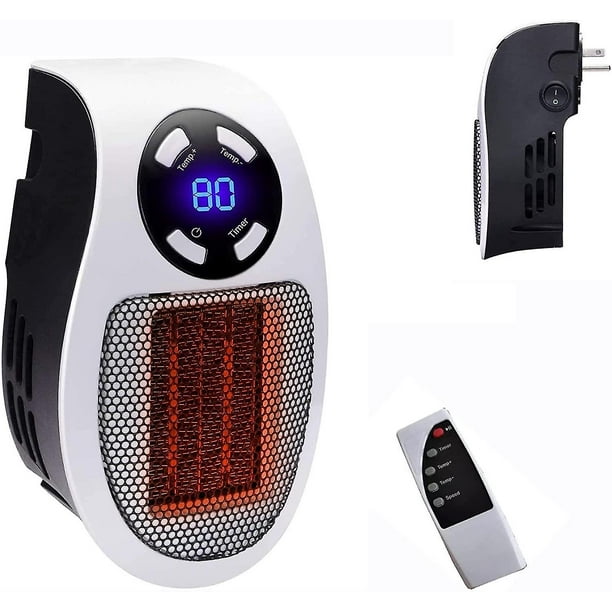 500w Space Heater, As Seen On Tv With Adjustable Thermostat And Timer ...