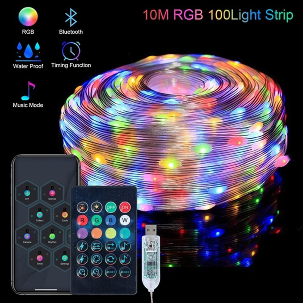 Waterproof RGB Infrared USB Garland New Year Decor Led Strip Light ...