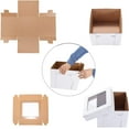 Tall Cake Boxes for Tier Cakes, 12x12x12 Inch [10 Pack ] Thick Sturdy ...