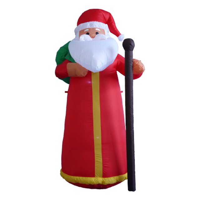 Bzb Goods 6 Foot Tall Christmas Inflatable Santa Claus Decoration