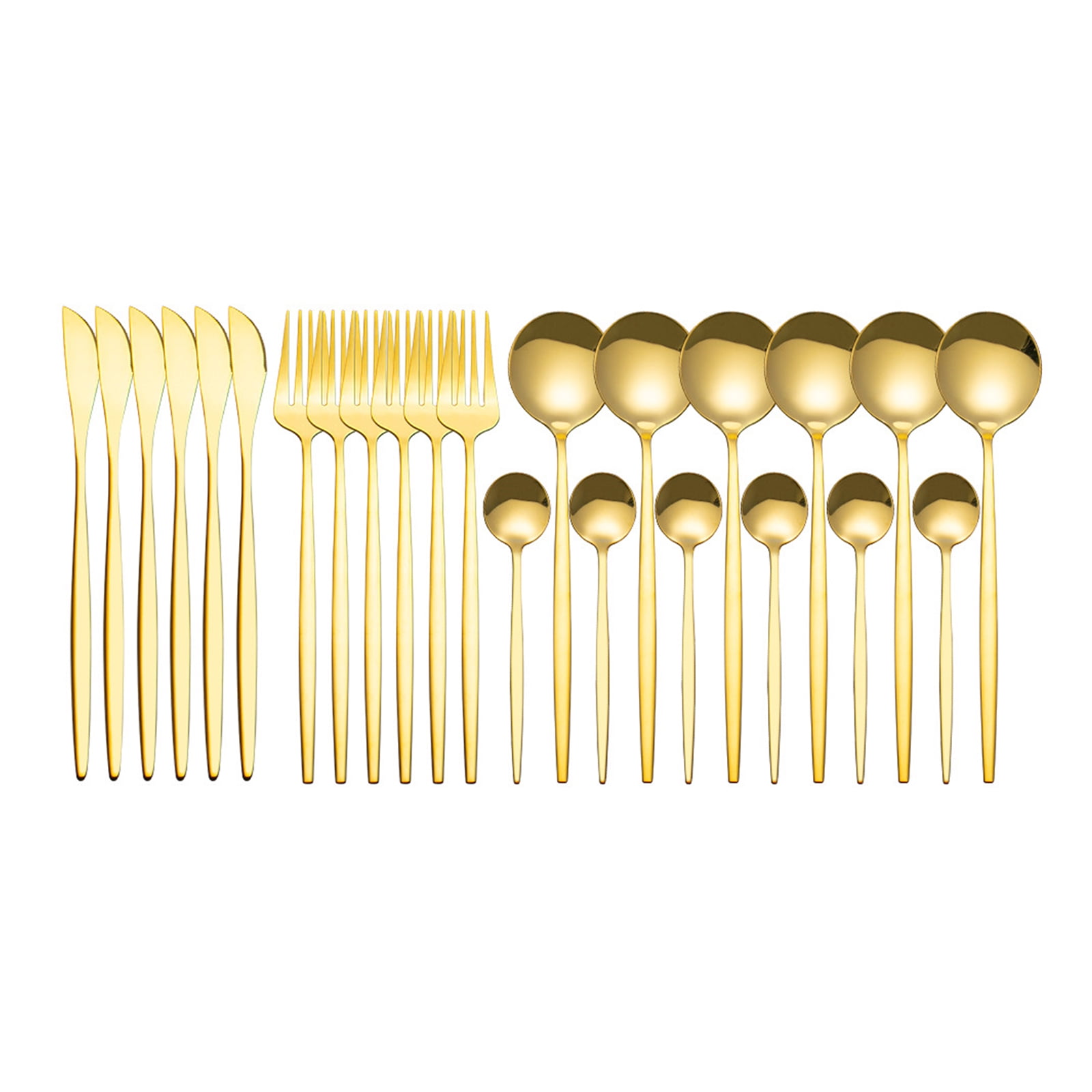 Click here for Zootealy 24pcs Stainless Steel Dinnerware Set Kitc... prices