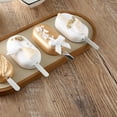 Farfi 10Pcs Ice Cream Stick Molds Healthy Portable Lightweight Acrylic ...