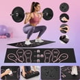 Anti-Slip Squat Mat for Home Gym, 31.5"x13.78" Diatom Mud Fitness Mat ...