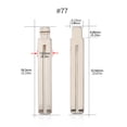 10Pcs Automobile Machine Cut Key Remote Blade Replacements Broad ...