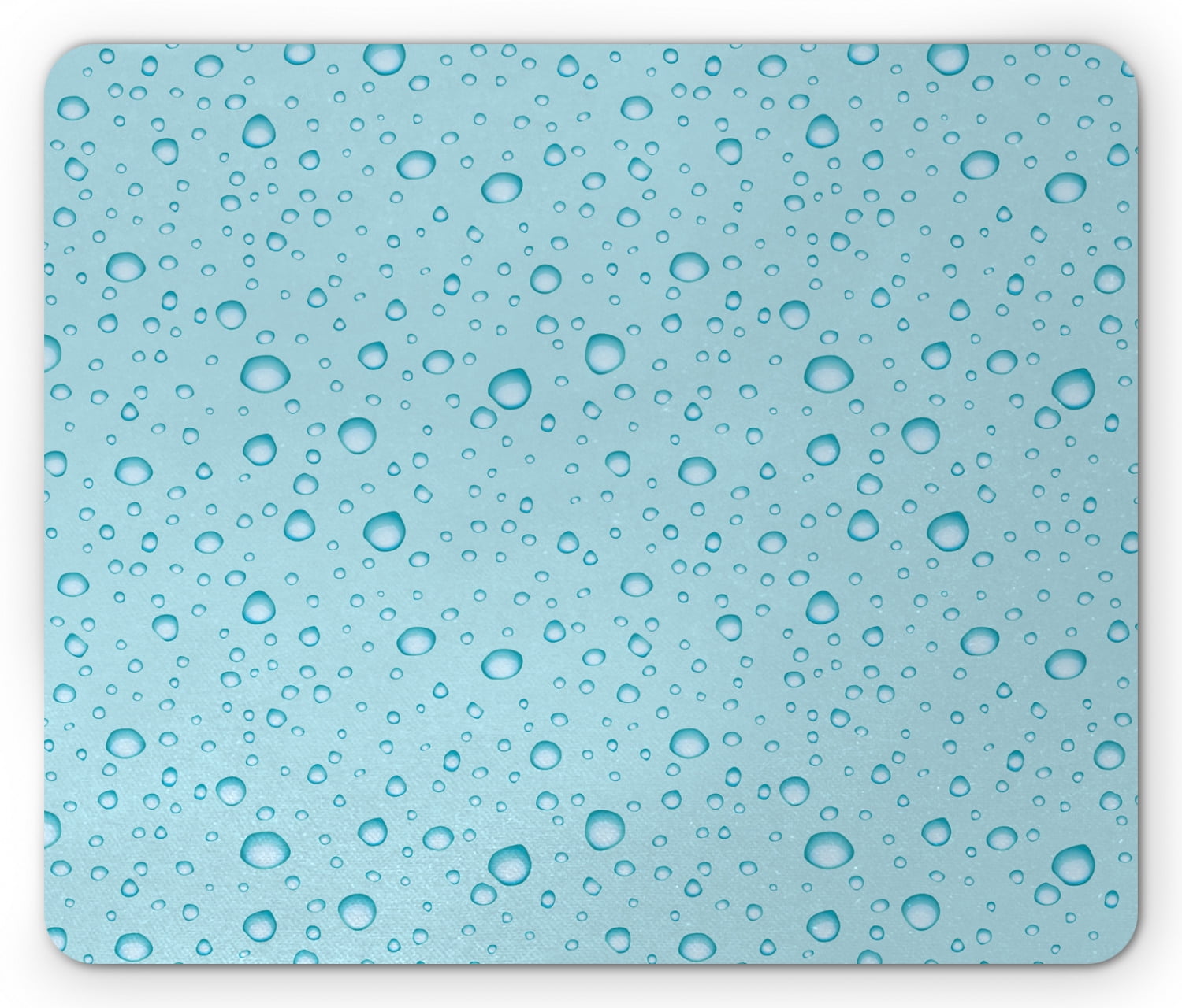 Aqua Mouse Pad, Big Small Water Rain Drops Liquidity Oceanic Pelagic ...