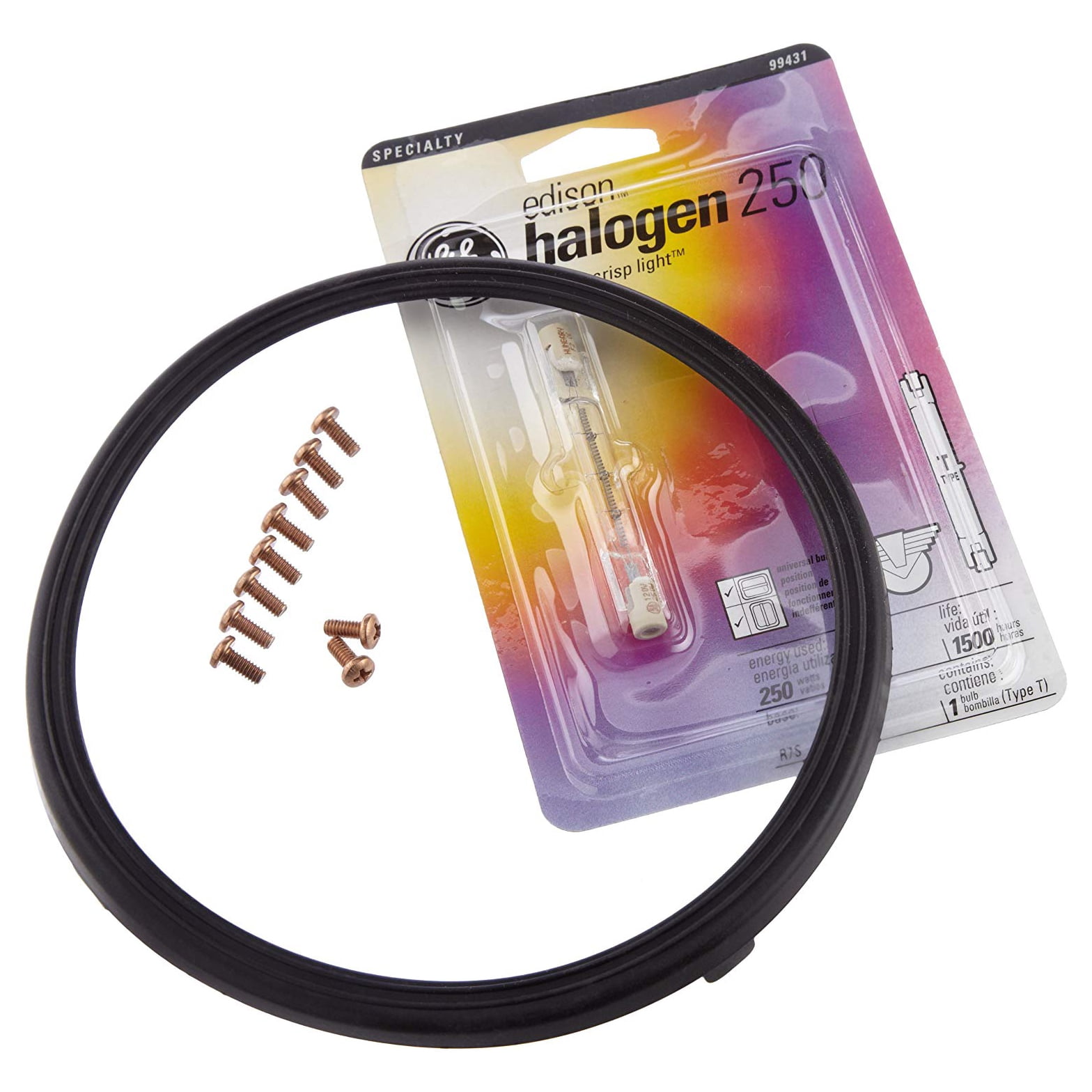 Pentair 600138 120V 250 Watt Bulb Replacement Kit AquaLumin III Pool ...