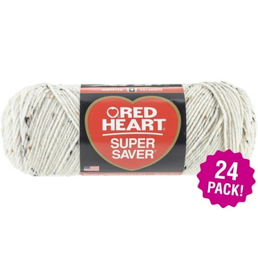 Red Heart Super Saver Yarn - Buff Fleck, Multipack of 6 - Walmart.com