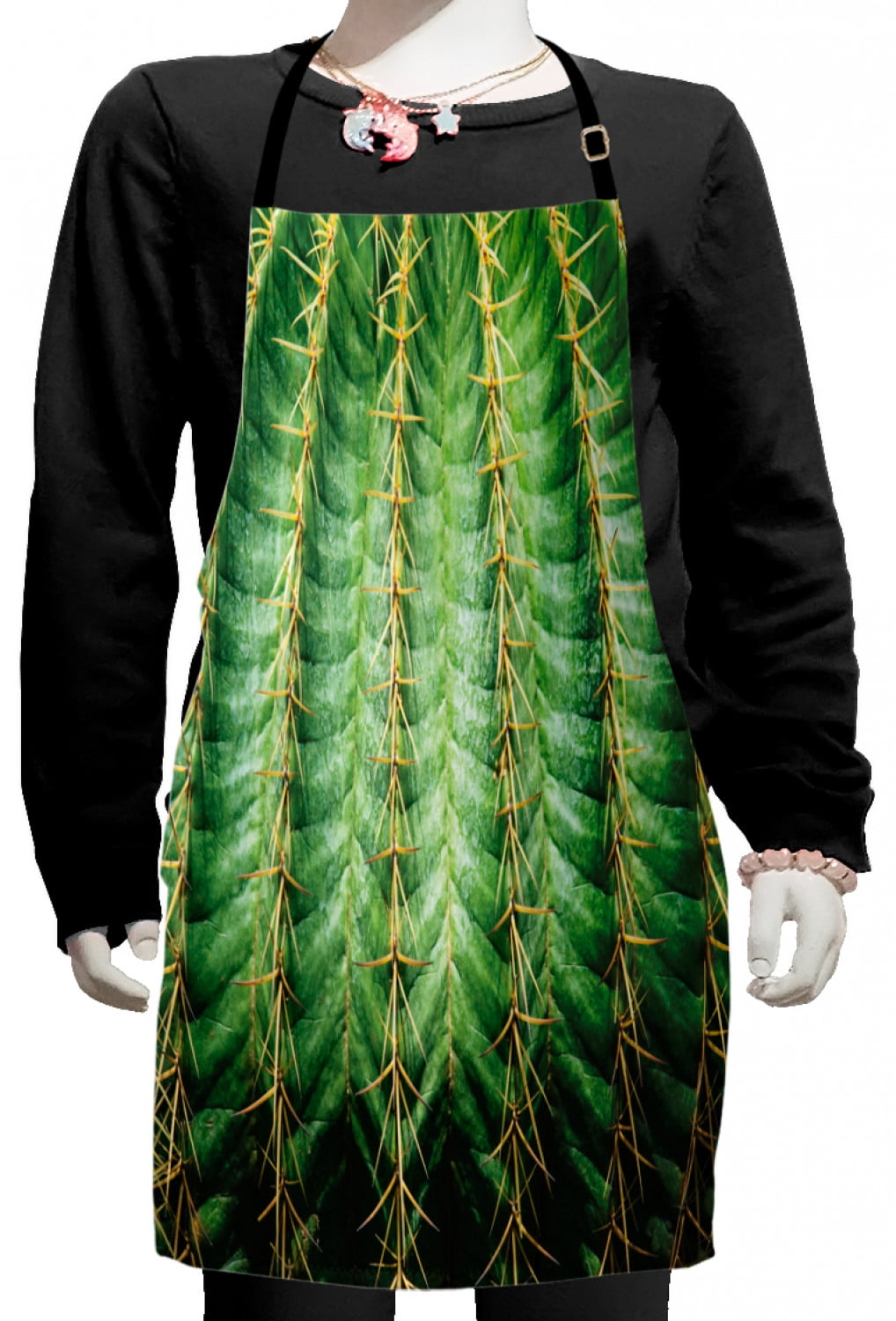 Cactus Kids Apron, Photo of Cactus with Spikes Plant Flower Fruit from ...