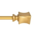 UTOPIA ALLEY 3/4 Inch Curtain Rod, Single Decorative Drapery Rod ...