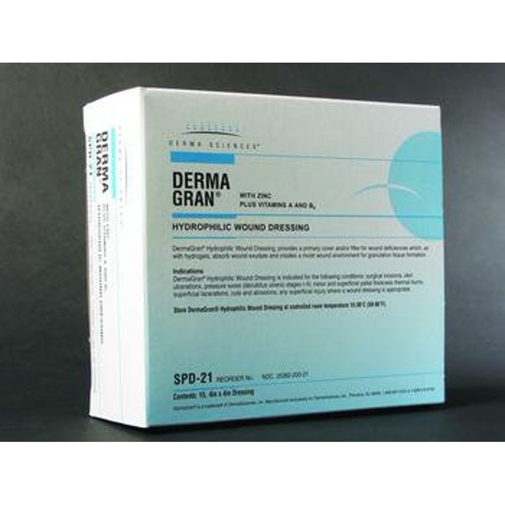 DermaScience Dermagran -B Hydrophilic Wound Dressing, Dermagran B ...