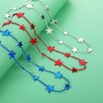Jewelry Accessories, Bulk Party Favors, 32 in Plastic Stars, Red White ...
