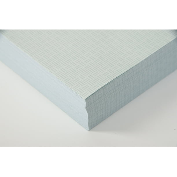 DesignSecure Basketweave True Blue Security Paper 8.5 x 11, 500 Sheets ...