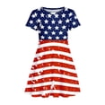CAIXIA Girls 4th of July Dress American Patriotic Outfit USA ...
