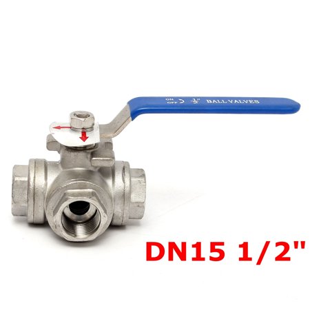 304 stainless steel 3-way ball valve stainless steel ball valve ...
