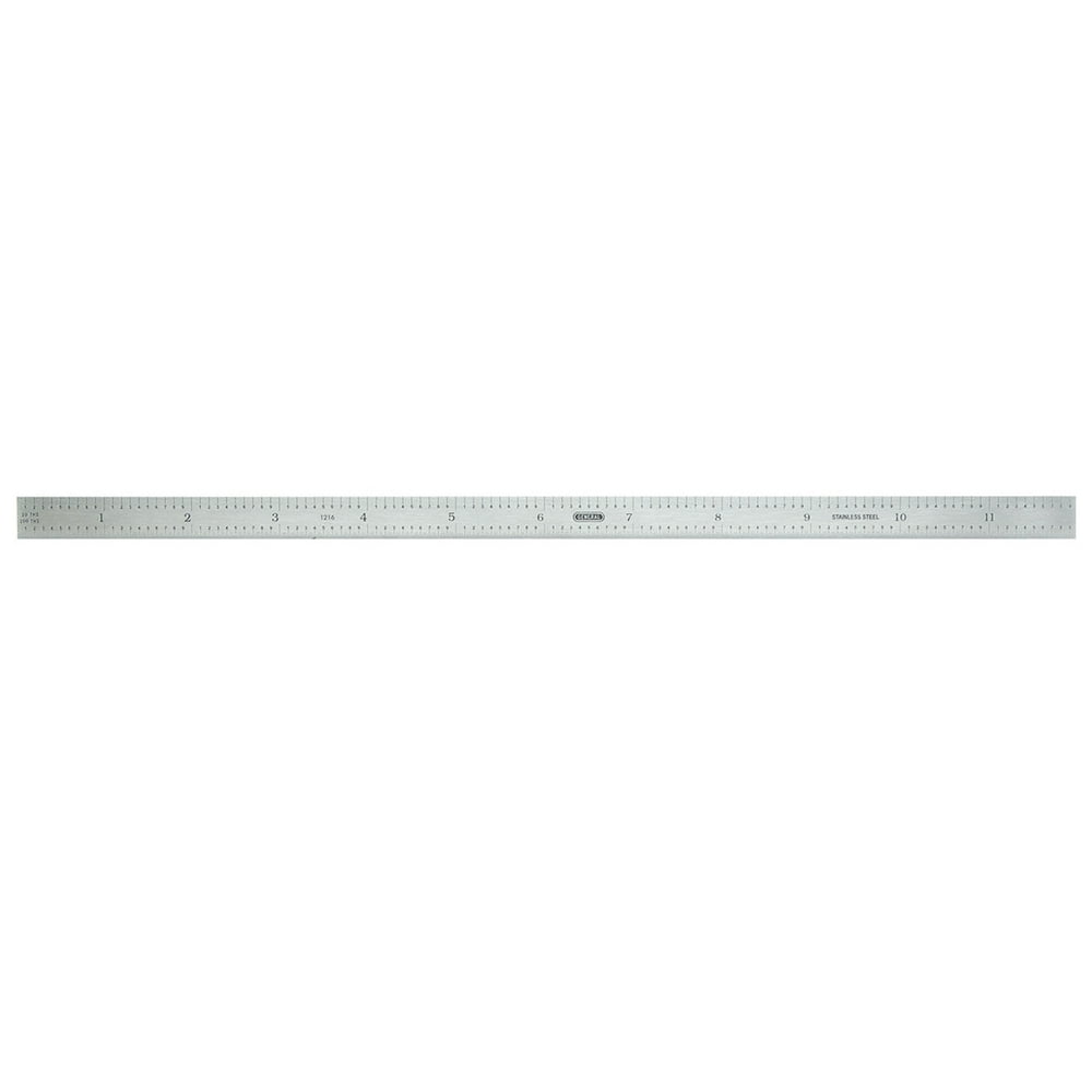General Tools 1216 12-Inch Flex Stainless Steel Ruler - Walmart.com ...