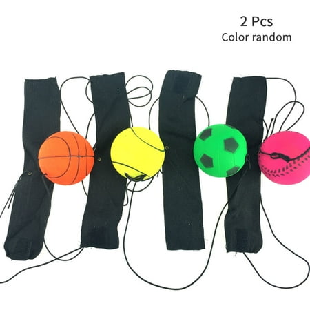 Wrist Band Ball Bouncy Rubber Elastic String Stiffness Relief Finger ...