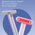 4 In 1 Facial Skincare Therapy Wand EMS Microcurrent Red Light Therapy ...