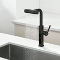 Lefton Pull-Out Waterfall Kitchen Faucet with Temperature Display, Two ...