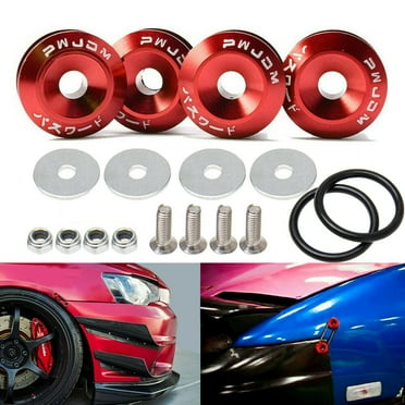 SPRING PARK Durable Quick Release JDM Fasteners Kit for Car Bumpers ...