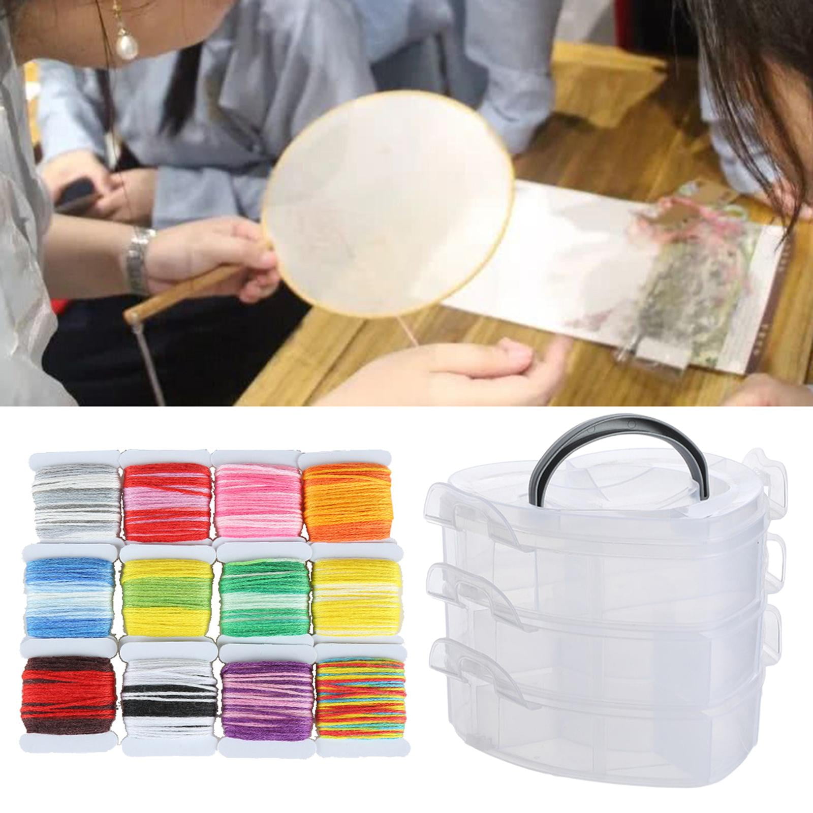 Multipurpose Tool Box Sewing Thread Container Case Organizer .3x19..6cm ...