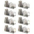 Bookend for Shelf 4 Section Acrylic Book End Book Magazine Stand 4 ...