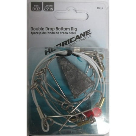 3Oz Sinker/27" Leader Double Drop/Bottom Rig - Walmart.com