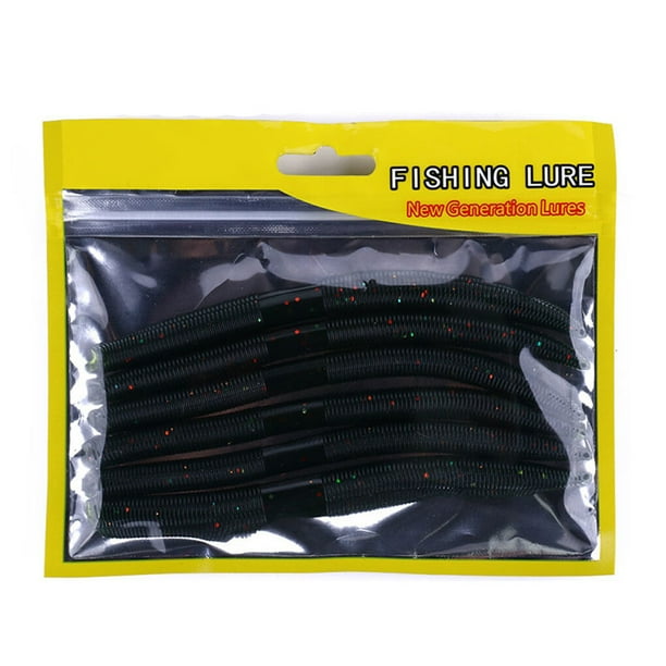 Xinxinyy 6pcs/set 14cm Earthworm Fishing Soft Lure Arrificial Worm ...