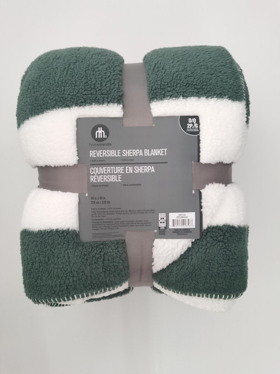 REVERSIBLE SHERPA BLANKET - Walmart.ca