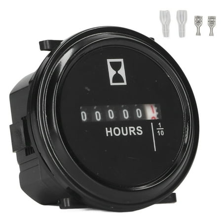 Hour Meter,Hour Meter 99999.9 Hours Mechanical Hour Gauge Mechanical ...