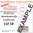 2015 Mitsubishi Lancer Wiper Blades (Set of 2) - Walmart.com