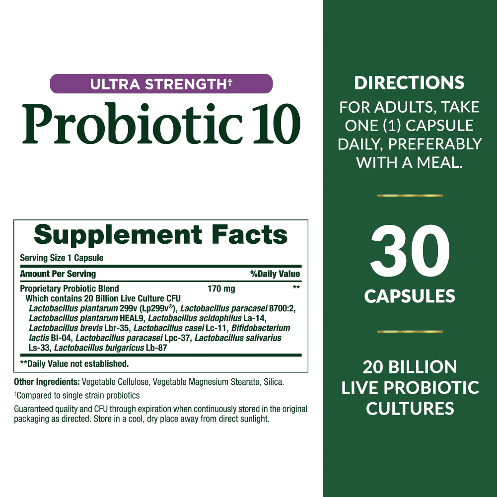 Nature's Bounty Ultra Strength Probiotic 10, Macao | Ubuy Nature's Bounty Ultra Strength Probiotic 10, Macao | Ubuy
