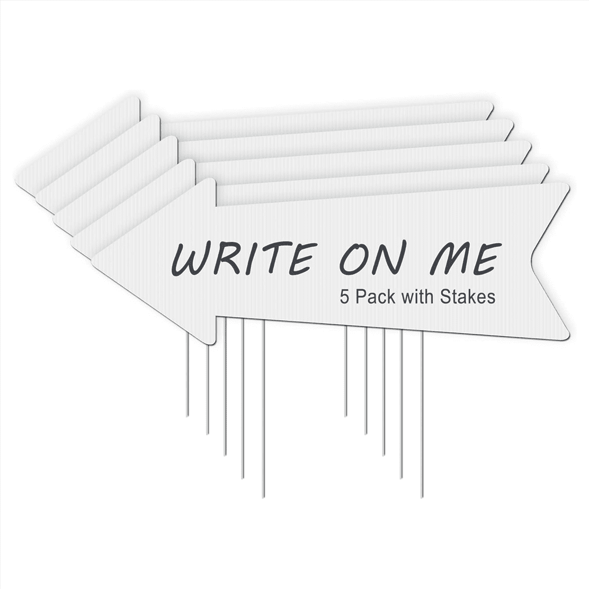 Click here for Zh & Art Blank Yard Signs With Stakes  5 Pack 17 X... prices