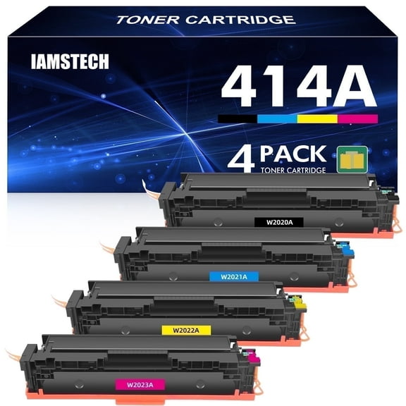 AAZTECH NO Chip 3-Pack Compatible Toner Cartridge for HP W2022X 414X ...