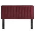 Modway Milenna Channel Tufted Velvet King/California King Headboard in ...