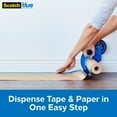 ScotchBlue Blue Painters Tape and Paper Dispenser, Fits 12 inch Masking ...