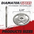 BalanceFrom Cast Iron Weight Plates，1-Inch or 2-Inch Center Hole ...