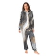 1-Pack Onesie Adult Hooded Pajamas, Soft Fleece Full Zip One Piece ...