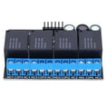 BIMZUC SL35B04 12V 4 Channel Relay Module Bistable Self Locking Low ...