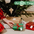 CCOCC 2026 New 100-Pack Kraft Paper Gift Tags-Blank Brown Hang Tags for ...