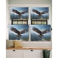 Bald Eagle Soaring Mountains Wild Birds Short Blackout Curtains 24 Inch ...