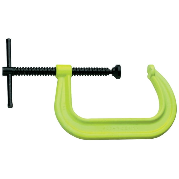 Wilton 400 SF Hi-Visibility Safety C-Clamps, Sliding Pin, 4 1/8 in ...